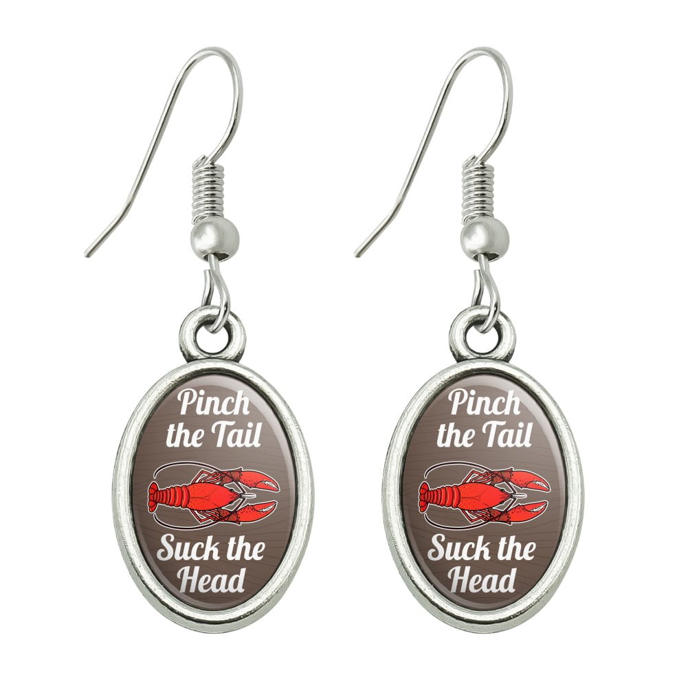 Crawfish Pinch the Tail Suck the Head Crayfish Louisiana Saying Novelty ...