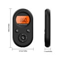 Mini Pocket Small Rechargeable Portable Pocket Pocket Sized Mini FM ...