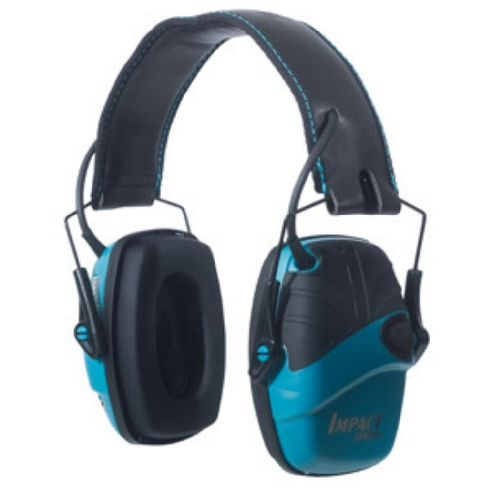Howard Leight Impact Sport Electronic Hearing Protection Earmuffs, Teal ...