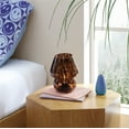 Urban Shop 8" Energy Efficient Brown Tortoise Glass Table Lamps ...