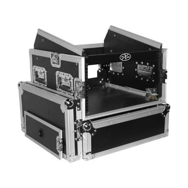 Seismic Audio SATAC12U 12 Space ATA Rack Case with 4 Inch Casters, 12U ...
