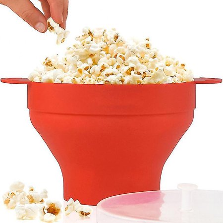 Silicone Popcorn Bowl With Handle, Foldable Bucket | Walmart Canada