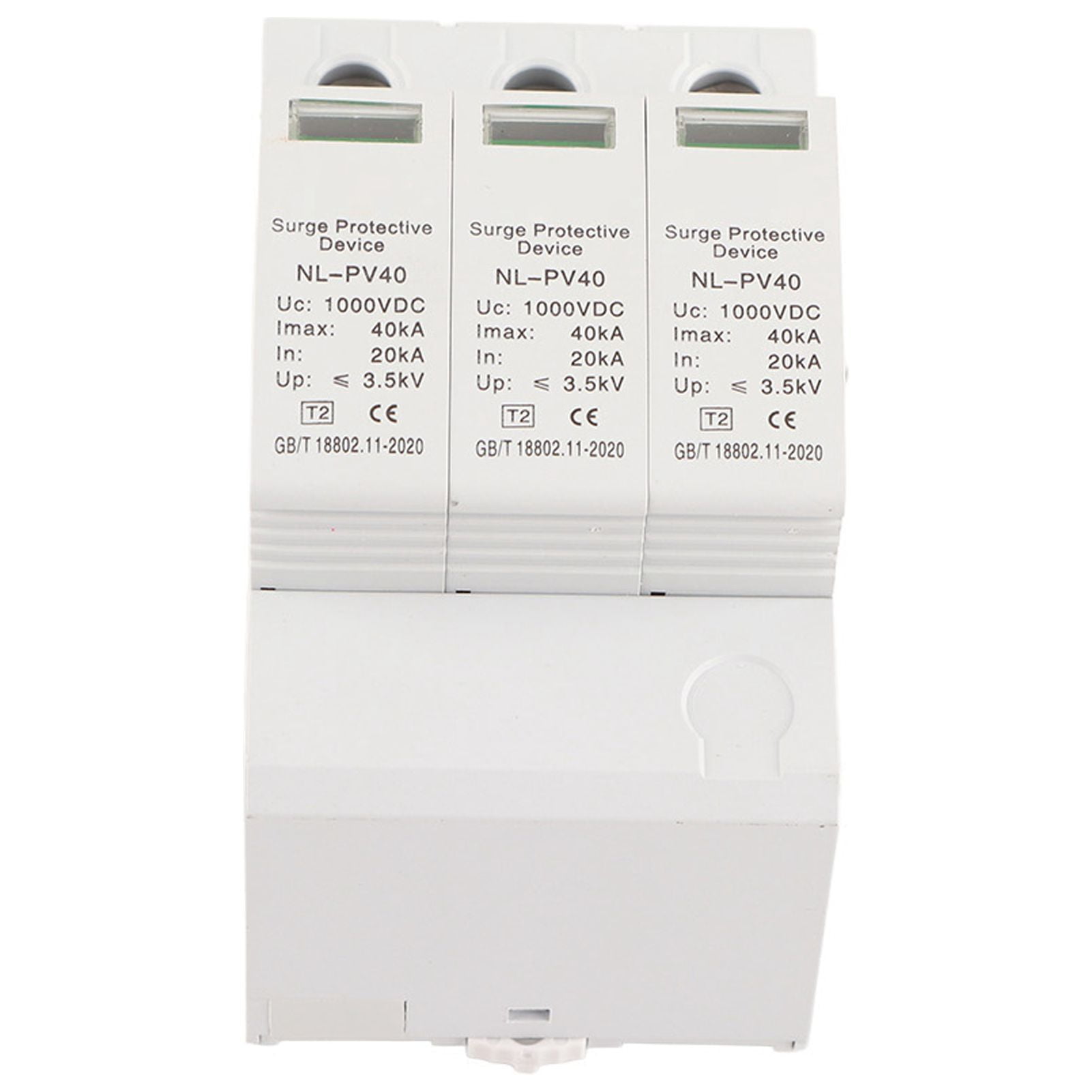 Dispositivo de protección contra sobretensiones pararrayos de sobretensiones 3P 1000V retardante ...