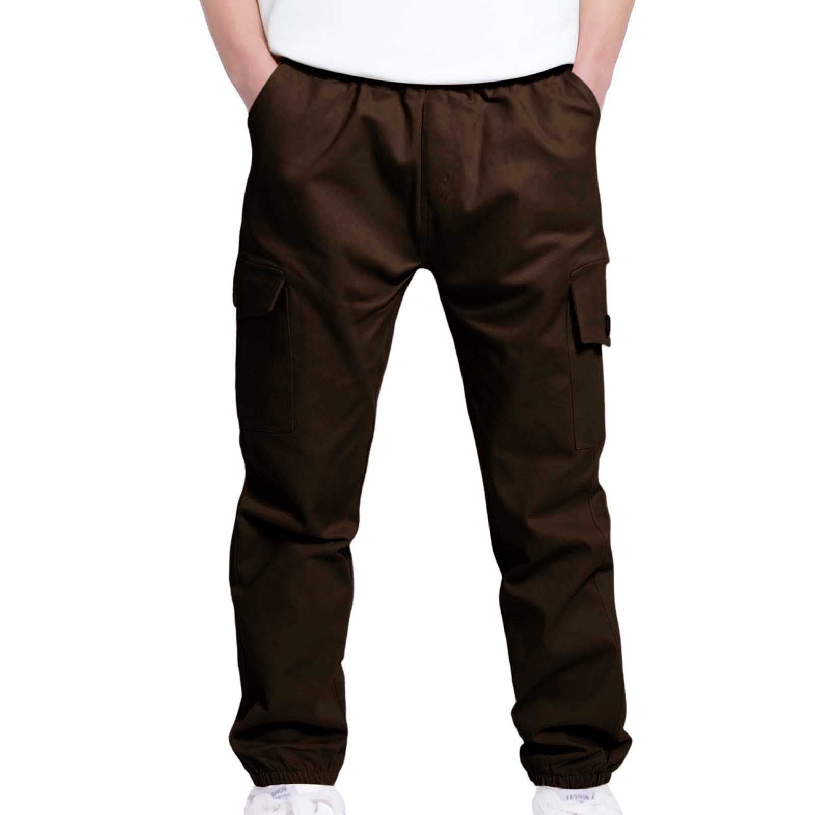 Click here for Mgmyaa Boys Cargo Pants Stretch Elastic Waist Scho... prices