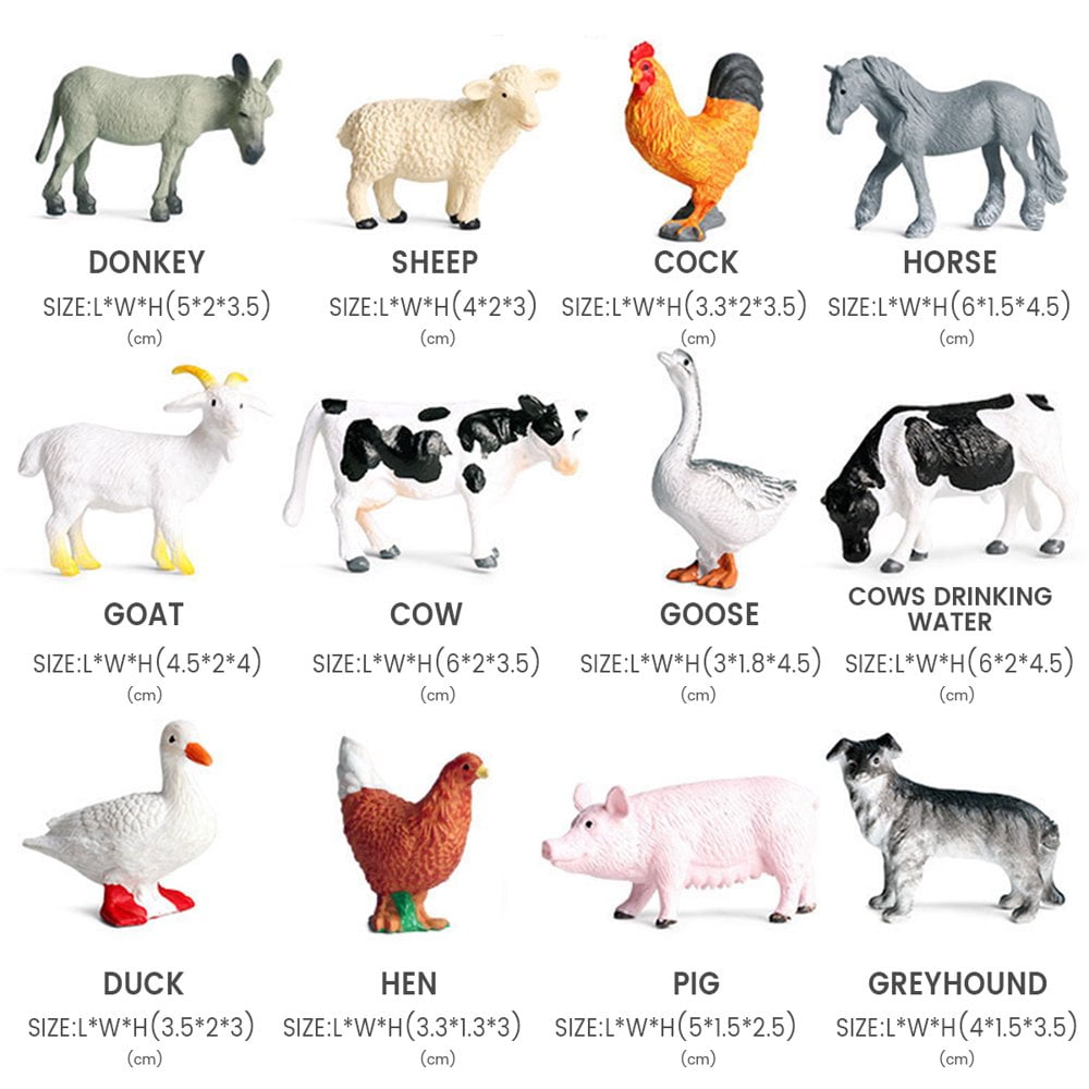 Click here for Generic Animal Figures Toy Set Realistic Animal An... prices