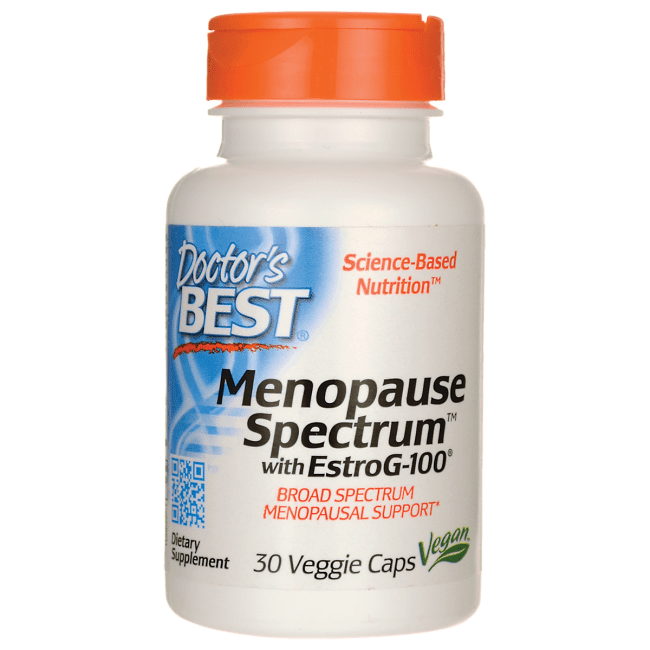 Doctor's Best Menopause Spectrum with Estrog-100 30 Veg Caps. - Walmart ...