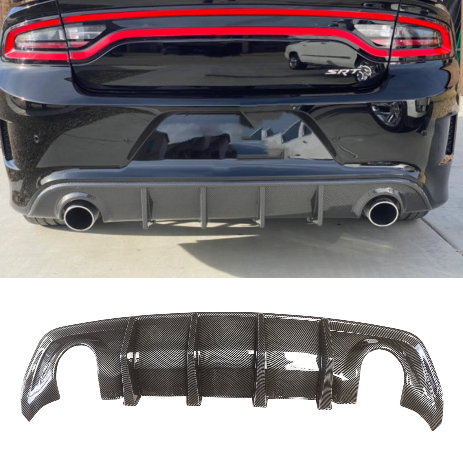 NINTE Rear Diffuser for 2020-2022 Dodge Charger Australia | Ubuy
