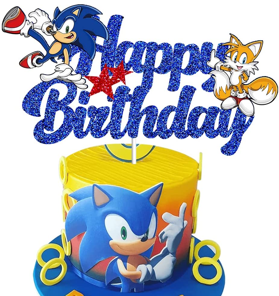 Sonic Cake Toppers Sonic Cake-topper Sonic printable cake topper Sonic ...