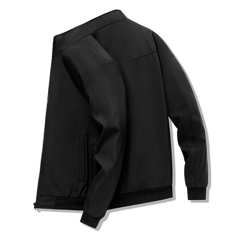 WQJNWEQ Mens Polyester,Spandex Outwear Jacket Casual Fashion WQJNWEQ Mens Polyester,Spandex Outwear Jacket Casual Fashion