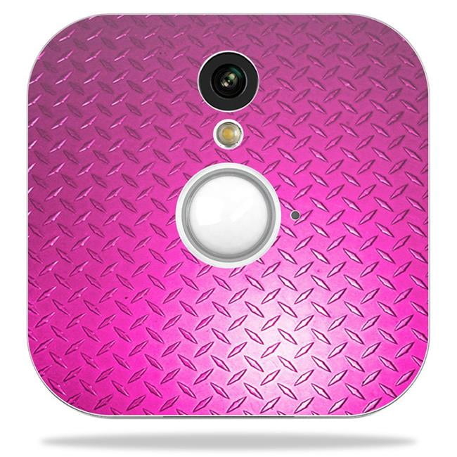 MightySkins BLHOSE-Pink Diamond Plate Skin Decal Wrap for Blink Home ...