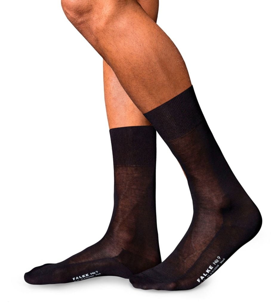 Men's Falke 14651 No. 9 Cotton Gentlemen Sock (Black M/L) - Walmart.com