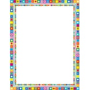 Barker Creek Neon Flower Computer Paper, 8-1/2 x 11 Inches, 50 Sheets ...