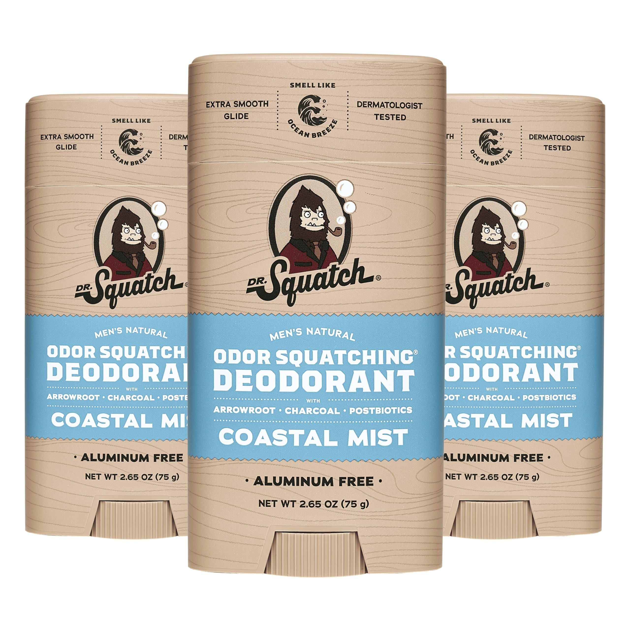 Desodorante Dr. Squatch Natural Odor-Squatching Coastal Mist, 75 ml ...