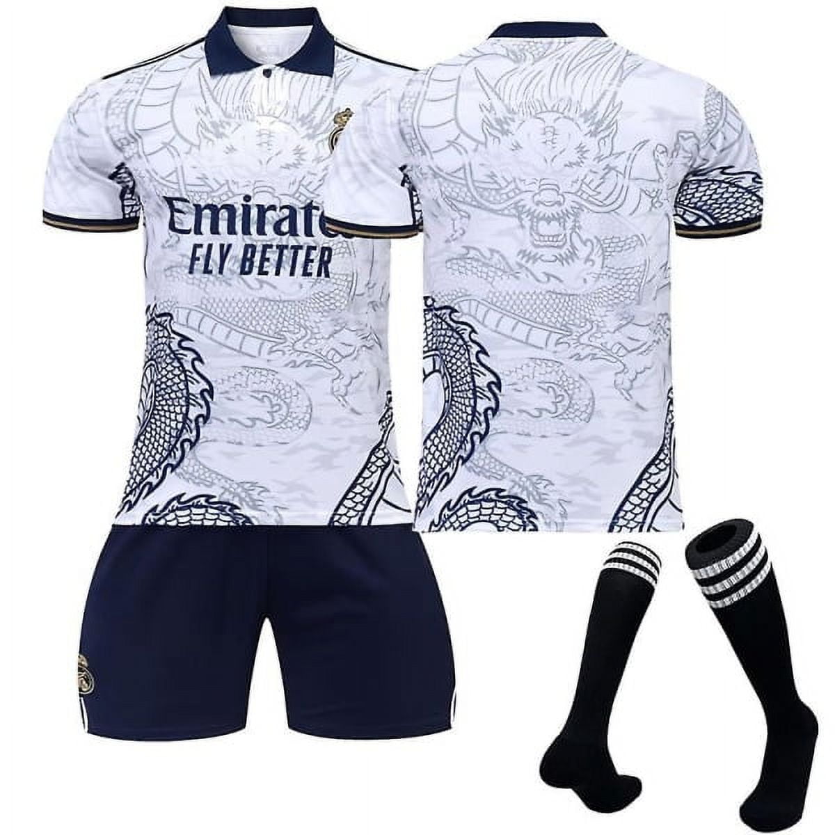 Temporada 22-23 Camiseta De Fútbol Real Madrid Dragon Pattern Sin ...