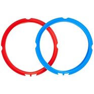 Instant Pot Official 8-piece Cook/Bake Set: 2 Pans, 2 Wire Racks, 2 Red ...