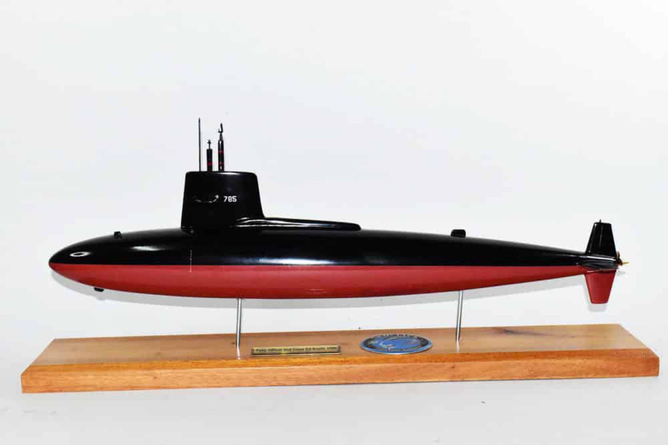 USS Skipjack (SSN-585) Submarine Model, Navy, 20 Scale Model, Mahogany ...