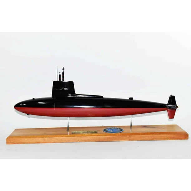 USS Skipjack (SSN-585) Submarine Model, Navy, 20 Scale Model, Mahogany ...