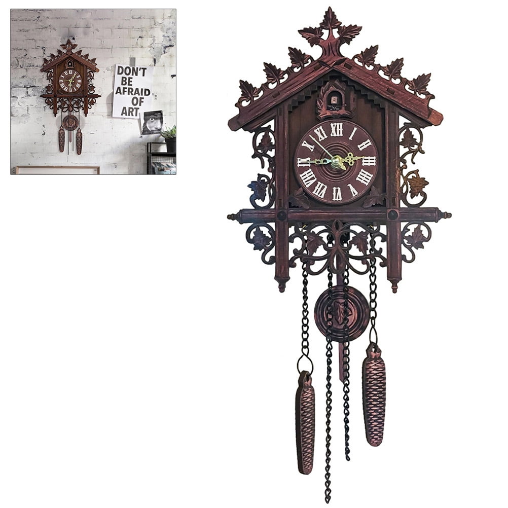 Click here for Estink [yue Xinghui] Cuckoo Wall Clock Dark Black prices