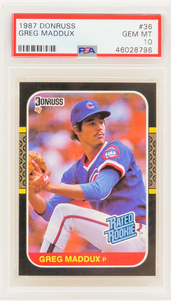 Greg Maddux Donruss Rookie Card