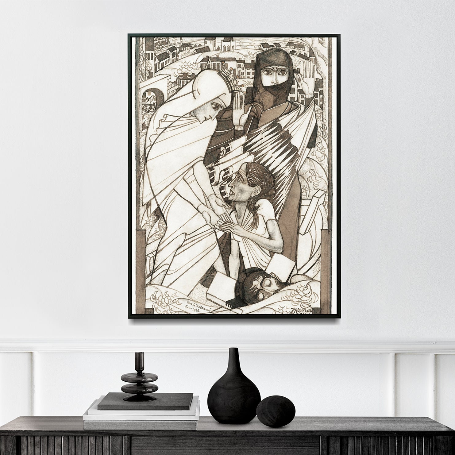 The Relief Work During the Flood of 1926 - 1926 | Jan Toorop | Premium ...
