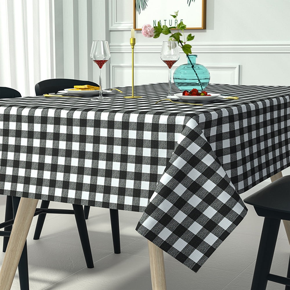 Waterproof PVC Table Cloth Rectangle Oil Proof Tablecloth Kitchen