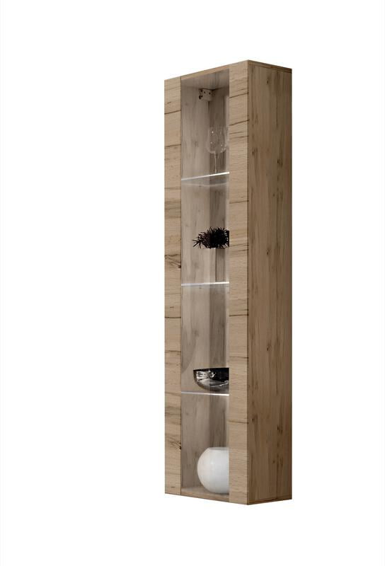 Fly Modular Wall Mounted Floating Bookcase Cabinet (Type-41) Oak ... Fly Modular Wall Mounted Floating Bookcase Cabinet (Type-41) Oak ...