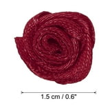Uxcell Mini Satin Ribbon Roses Tiny Fabric Flowers Embellishments ...