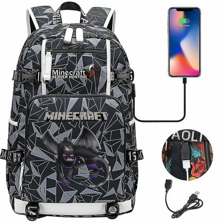 Minecraft Backpack Waterproof School Bag Backpack Color Children's ...