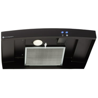 FIREGAS 36 Inch Under Cabinet Range Hood, White Kitchen Exhaust Hood ...