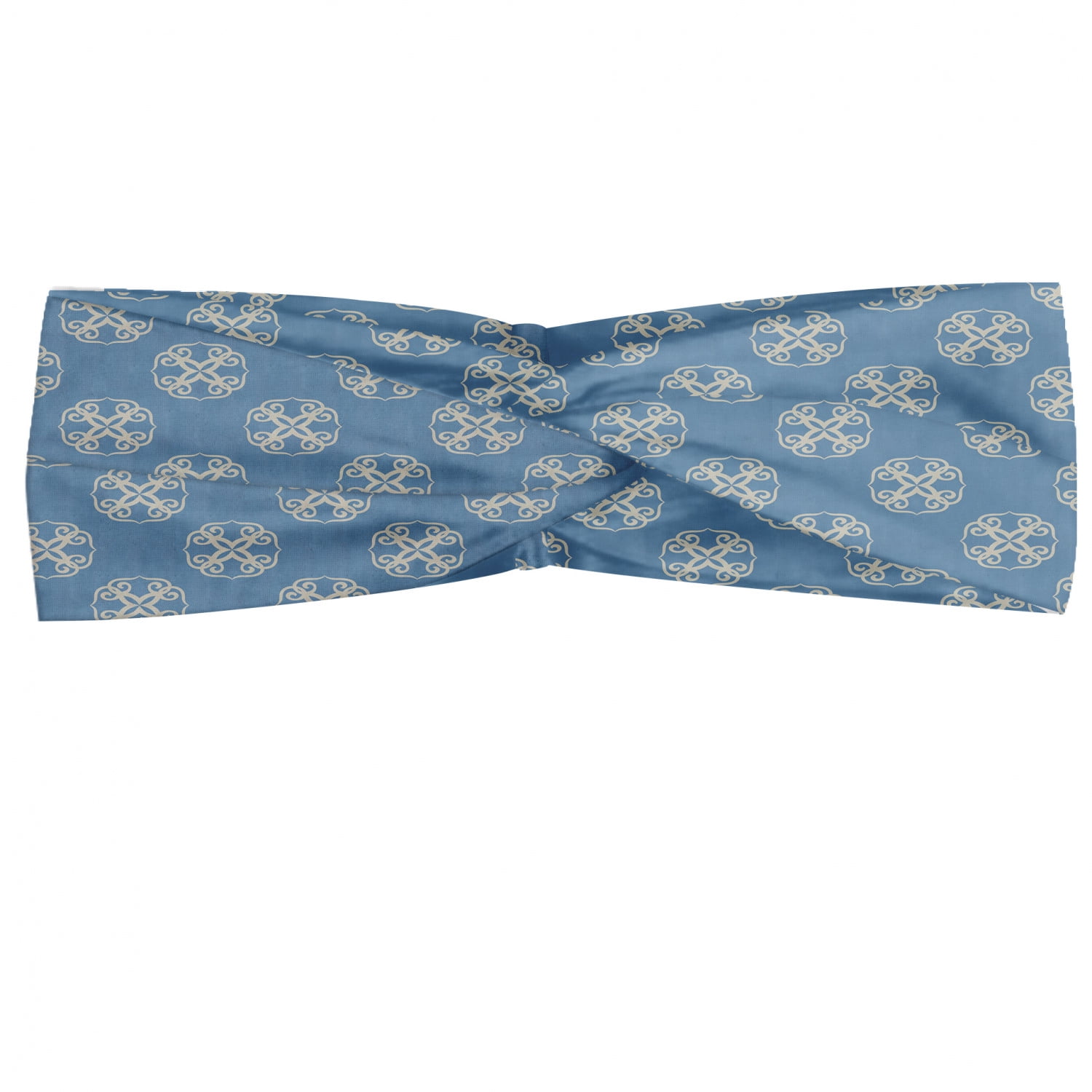 Geometric Headband, Geometric Circular Shapes with Floral Details in ...