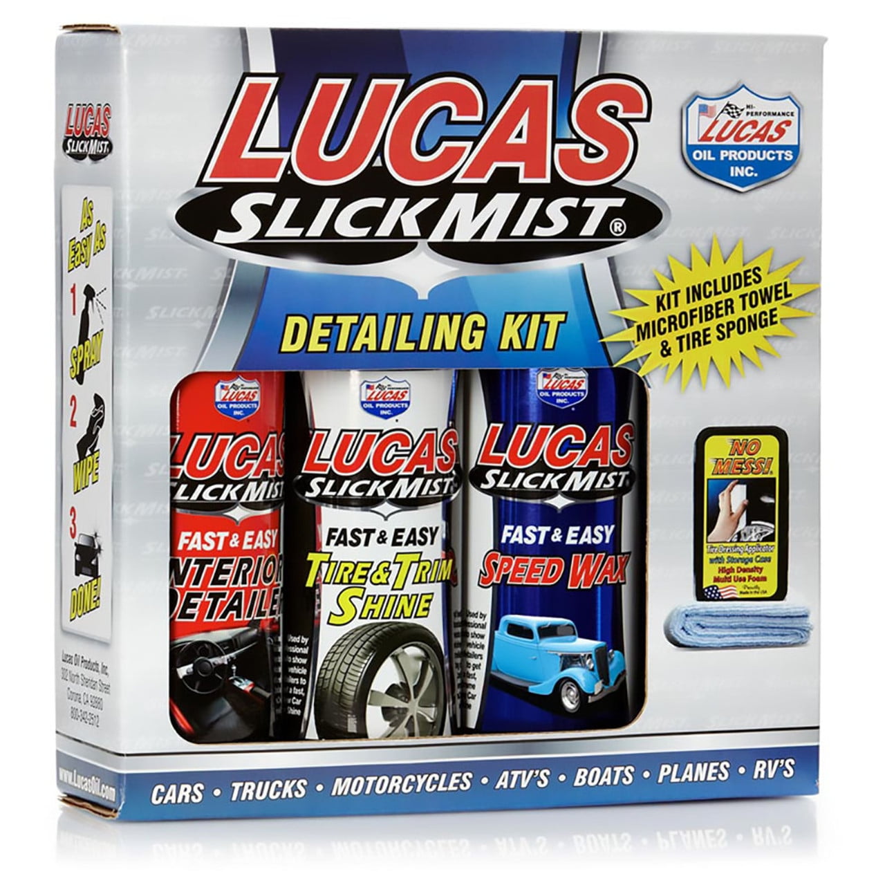 Lucas Oil 10558 Slick Mist Detail Kit - Walmart.com