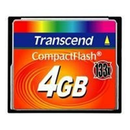 Transcend TS4GCF133 CompactFlash 133X Ultra Speed 4GB Compact Flash Card | Walmart Canada