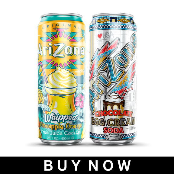 Arizona Chocolate Egg Cream Soda, Classic New York Style, 22 oz Cans ...
