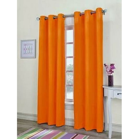 Orange Curtains