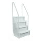 Aqua Select Everest Entry Step System | Above Ground Pool Step | 350 Lb ...