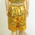 ANINEO Girls Metallic Shorts Sparkle Dance Outfits Shiny Hot Pants ...
