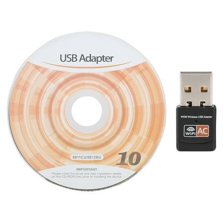 TOPINCN Dual Band 802.11AC 600M Wireless Network Card USB WiFi Adapter ...