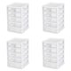 Sterilite Small 5 Drawer Unit White Set of 4 - Walmart.com