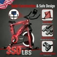 HARISON Indoor Exercise Bike 350lbs Capacity, Stationary Bike for Home ...