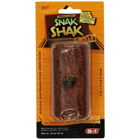 ECOTRITION Snak Shak Treat Stuffers 1.9 Ounces, Chew For Hamsters ...