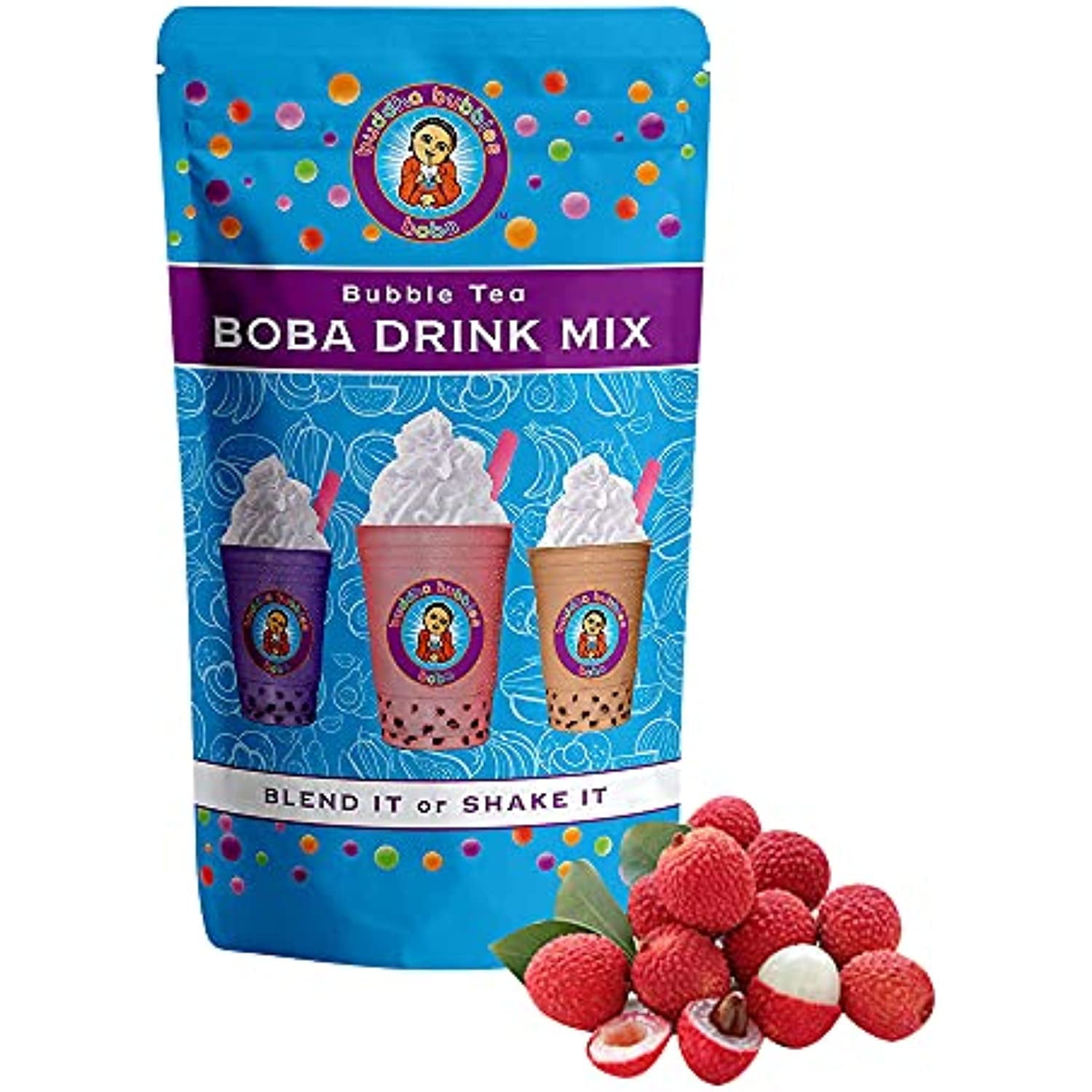 Lychee Boba / Bubble Tea Drink Mix Powder By Buddha Bubbles Boba 10 ...