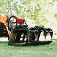 Titan Attachments 72in Tractor Attach Rock Grapple Bucket, HD Steel ...