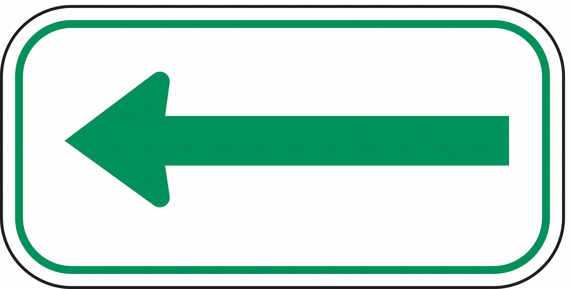 Lyle Arrow Supplemental Parking Sign,6" x 12" AR-004-12HA - Walmart.com