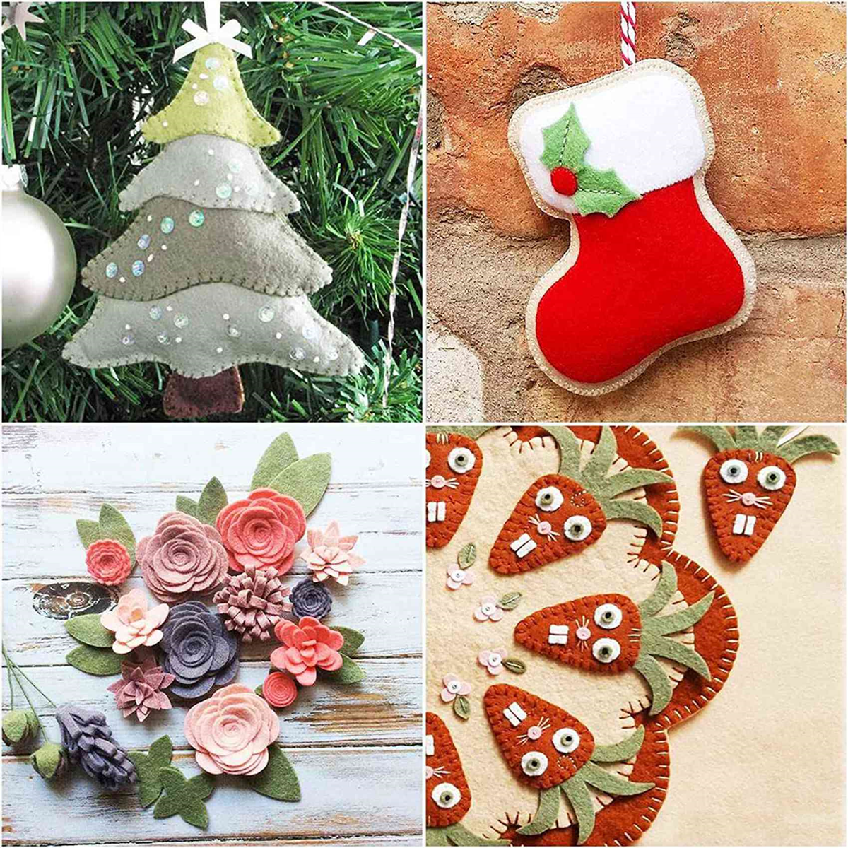 Click here for Unbranded 200pcs Felt Fabric Squares Diy Craftwork... prices