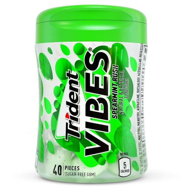 Click here for Trident Vibes Sugar Free Gum  Spearmint Rush Flavo... prices