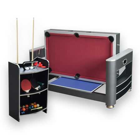 Triumph 72" 4 in 1 Multi-Game Swivel Table with Air-Powered Hockey ...