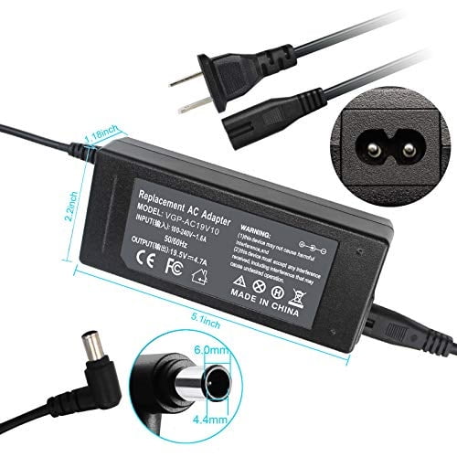 Cable de alimentación de 19.5V AC para televisor LCD Sony Bravia KDL-4 ...
