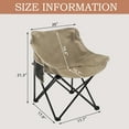 Andeworld Oversized Camping Chair,Floding Camp Lounge Chairs for Adluts ...
