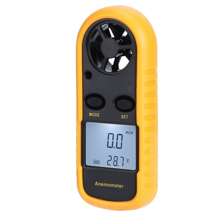 Anemometer, Digital Anemometer ABS High-definition LCD Display For ...