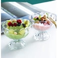 Glass Dessert Bowls - Ice Cream Cups Mini Trifle Footed Bowls for ...